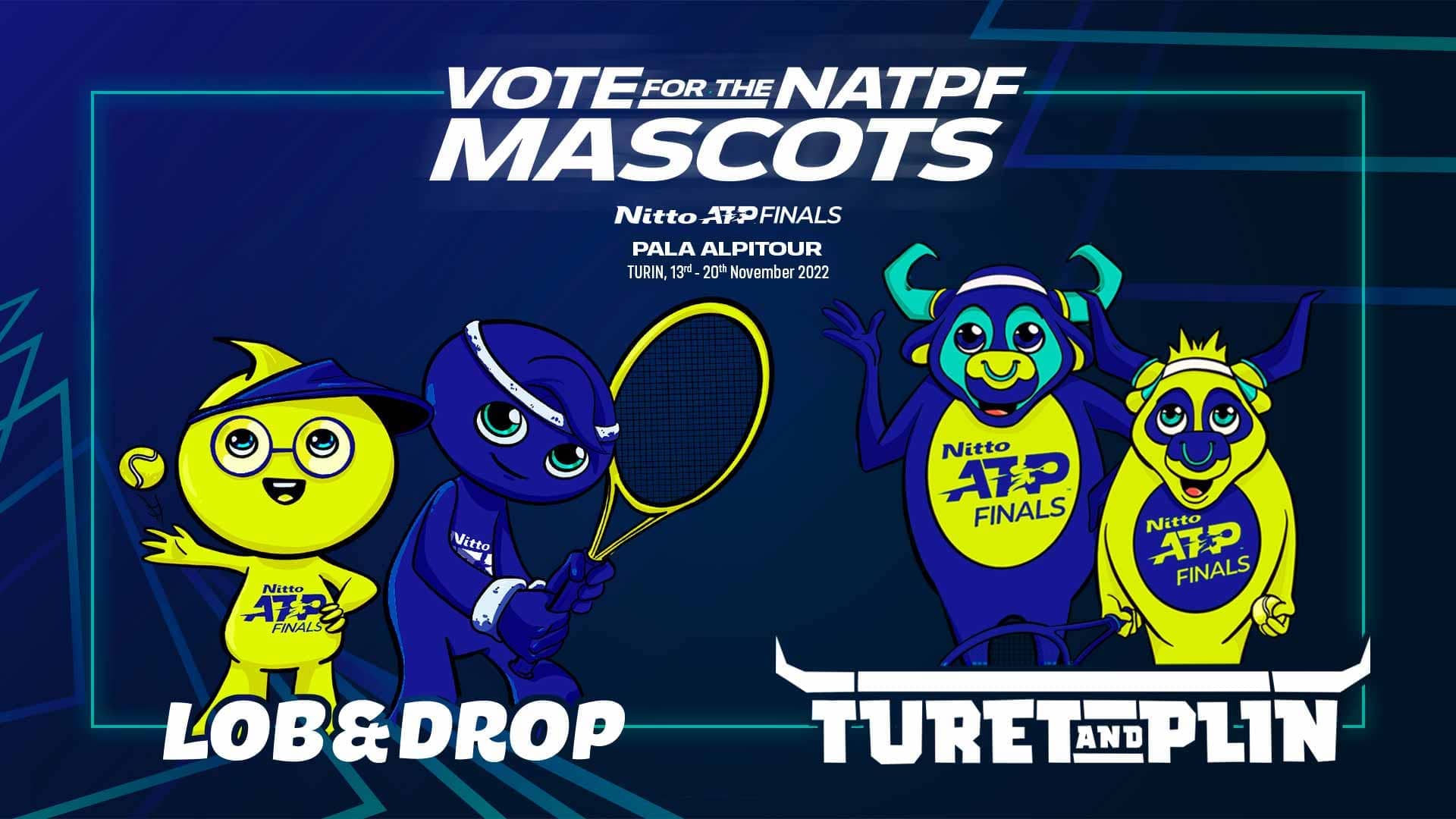 Vote For Turin Mascots | Nitto ATP Finals | Tennis