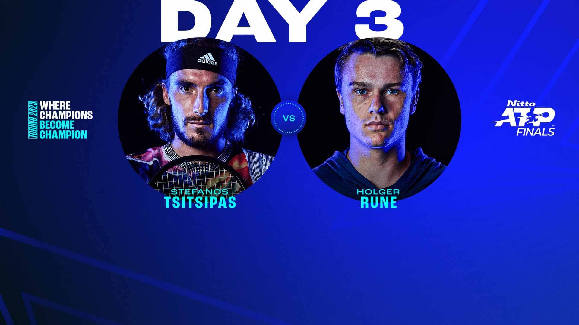 tsitsipas-rune-djokovic-sinner-turin-2023-tuesday-preview | Nitto ATP Finals | Tennis